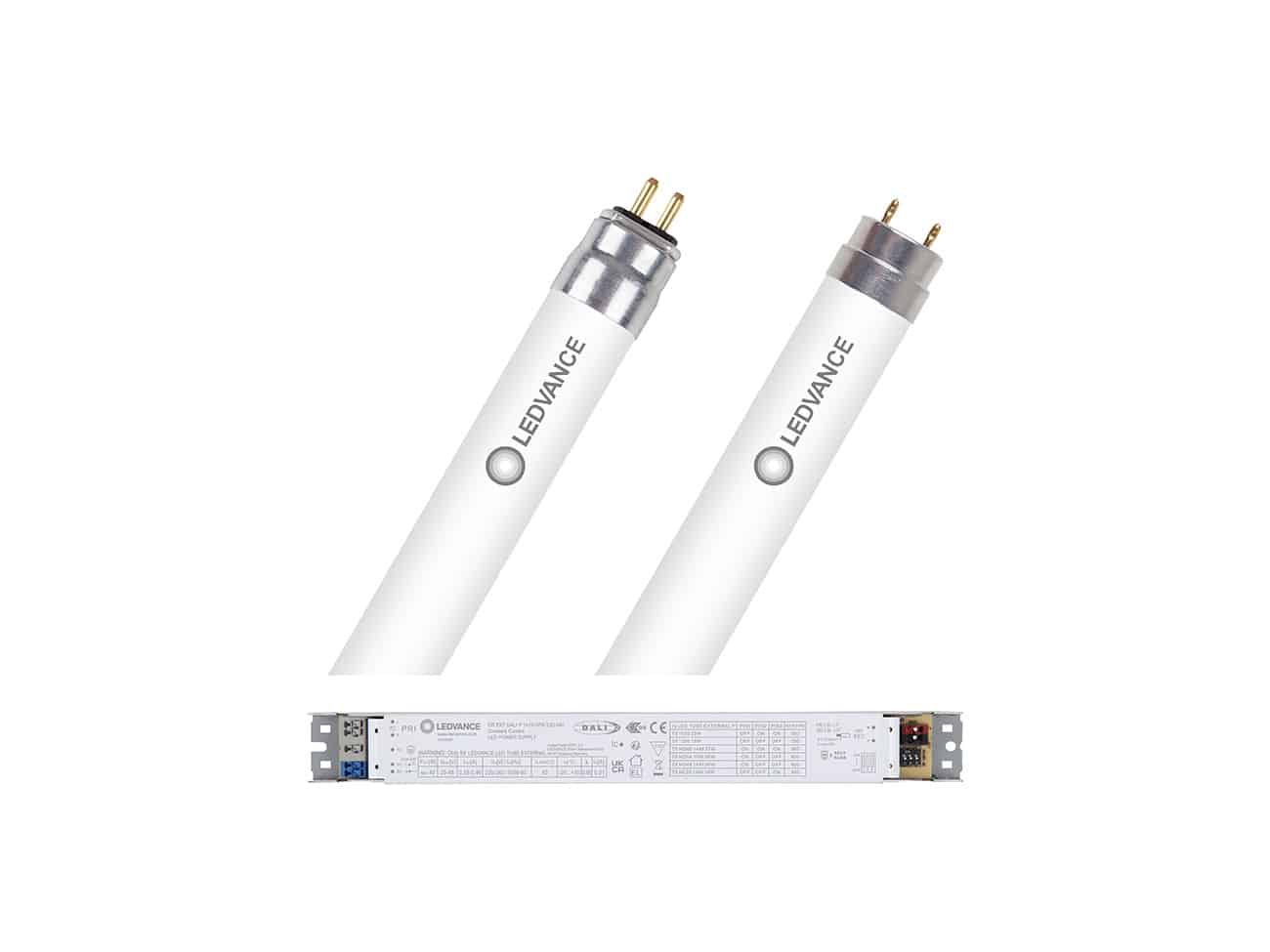 LEDVANCE T8/T5 EXT: DIMBAAR LED TUBE SYSTEEM