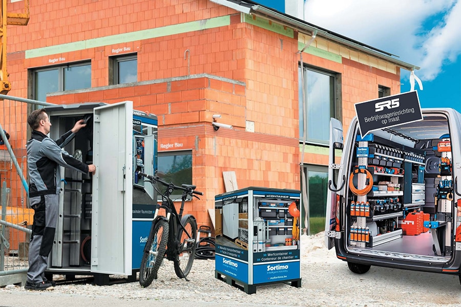 Specialist in bedrijfswageninrichting voegt mobiele werfcontainers toe ...