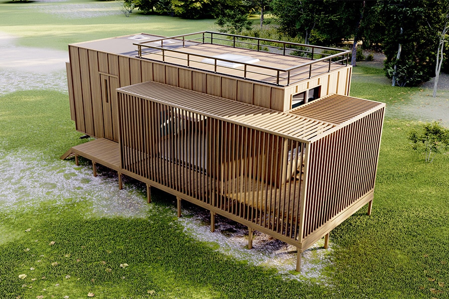 Ventilatiespecialist en expert in tiny houses slaan de handen in elkaar