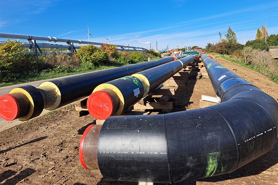 Voorgeïsoleerde leidingen van de hoogste kwaliteit voor grootste ...